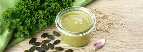 Salat-Dressing Green Caesar | Vegan lecker gesund | Rezept